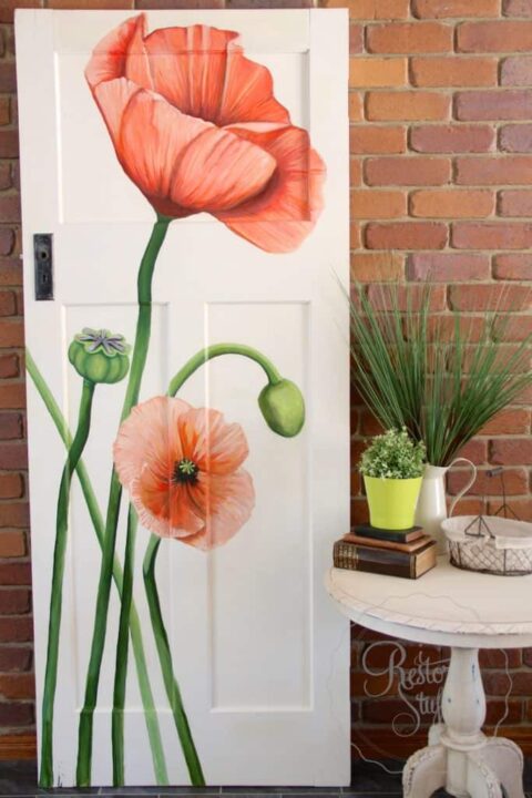 A Door, An Artist, Poppies & More - I Restore Stuff
