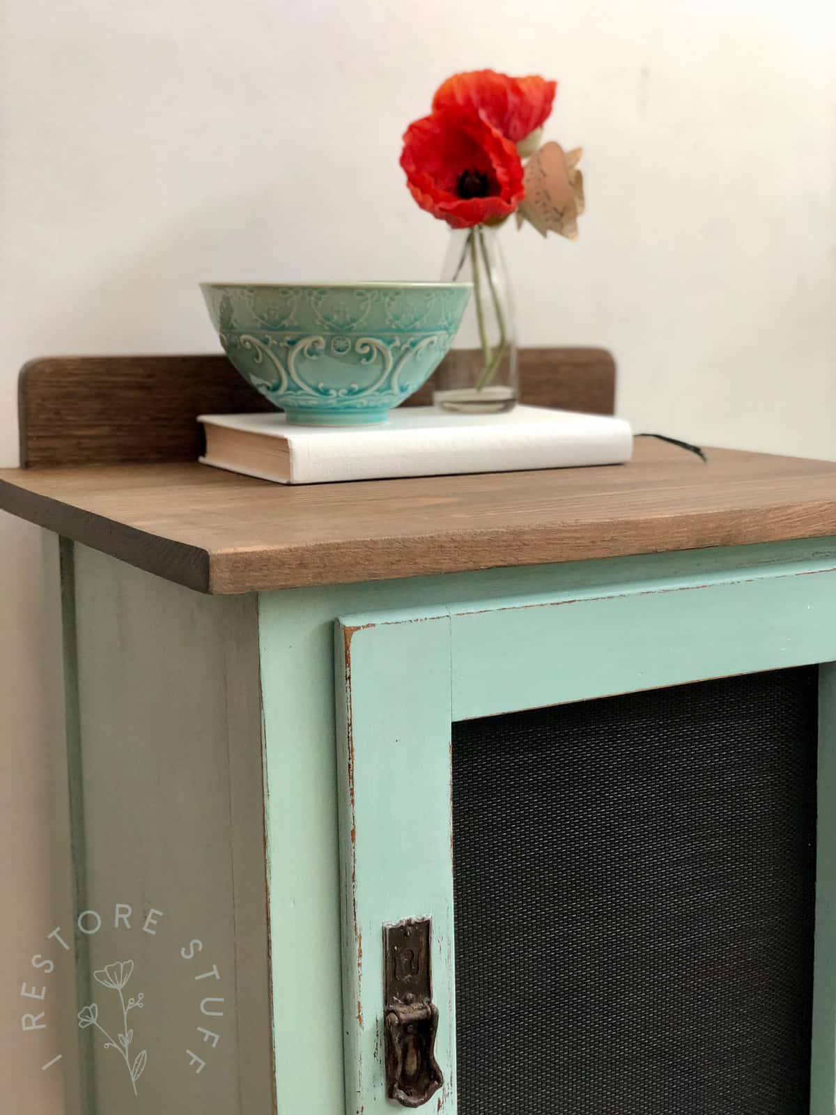 Pot Cupboard Turned Pie Cupboard - Another Landfill Rescue! - I Restore ...